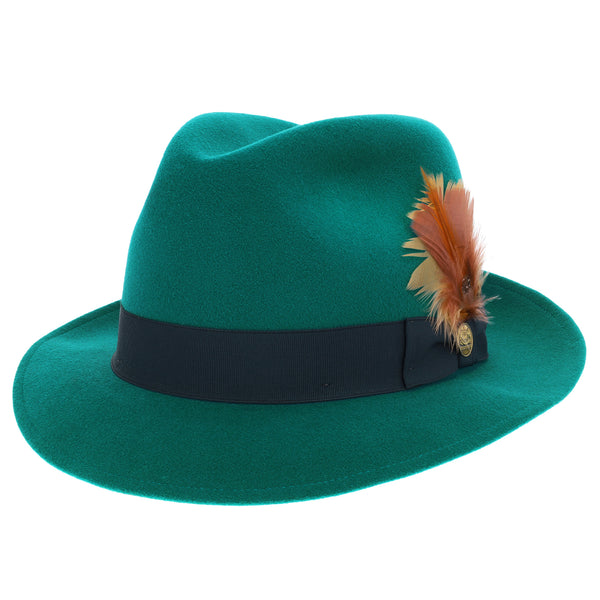 NEW Stetson Denzel Designer Fur Wool Fedora Hat | 2024 Winter Collecti