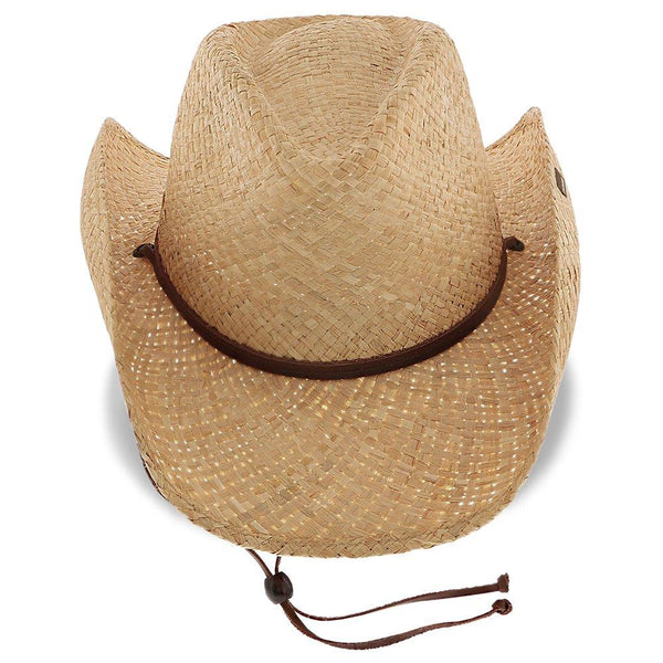 Laurel Stetson Raffia Straw Cowboy Hat