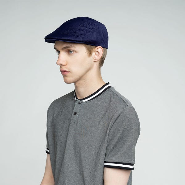 Kangol Neo Geo Polyester Flat Cap