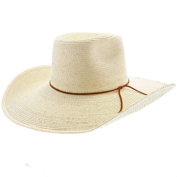Reata Two - Natural Hand Woven Guatemalan Palm Hat