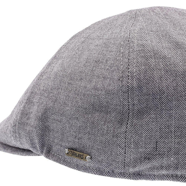 Walrus Hats Luxe Checkmate Duckbill Polyester Flat Cap – Fashionable Hats